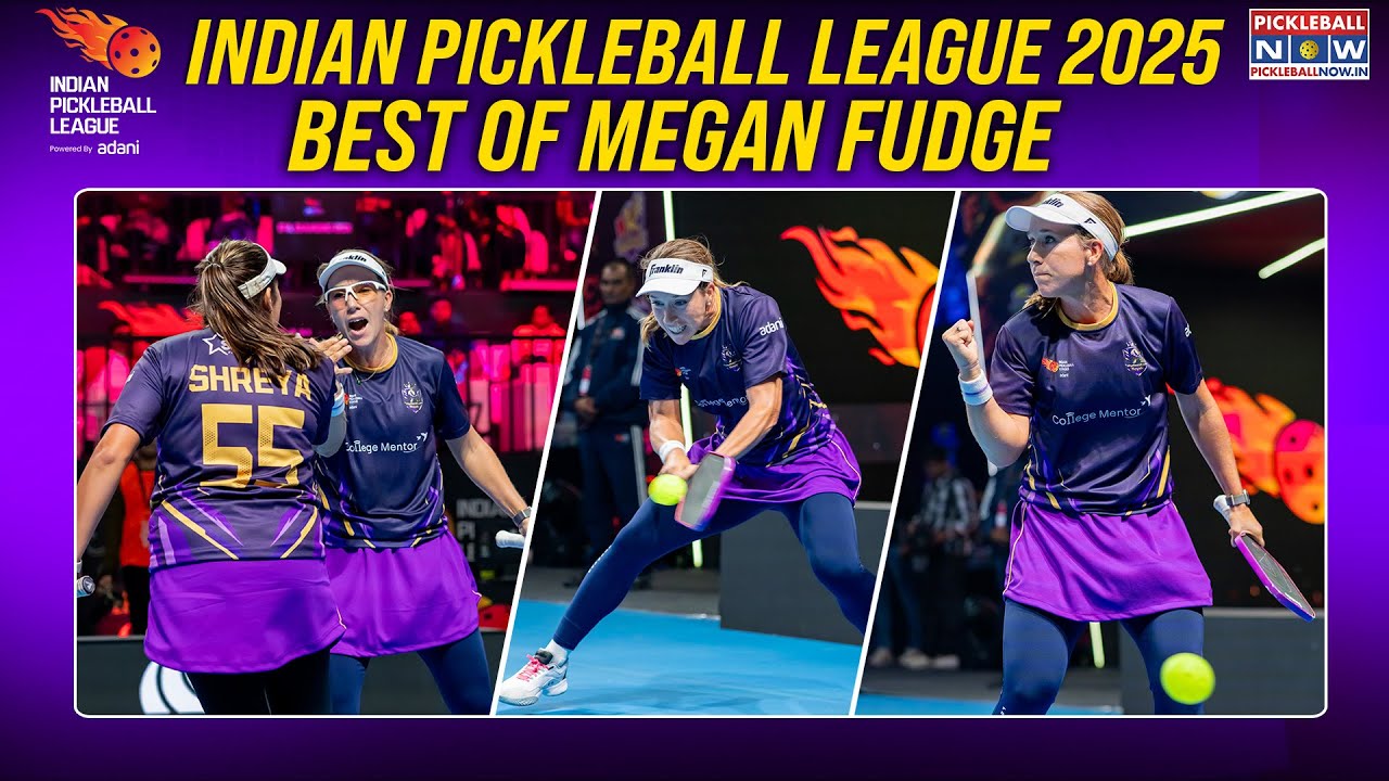 Indian Pickleball League 2025: Best of Megan Fudge! Hyderabad Royals ...