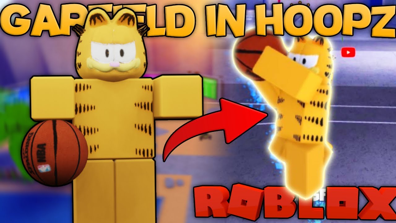 GARFIELD DESTROYS OPPONENTS IN ROBLOX HOOPZ... (Roblox Hoopz) - YouTube