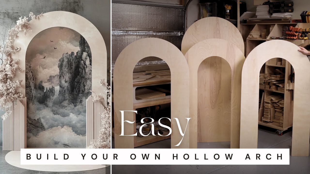 Hollow Arch Backdrop Step-by-Step tutorial - YouTube