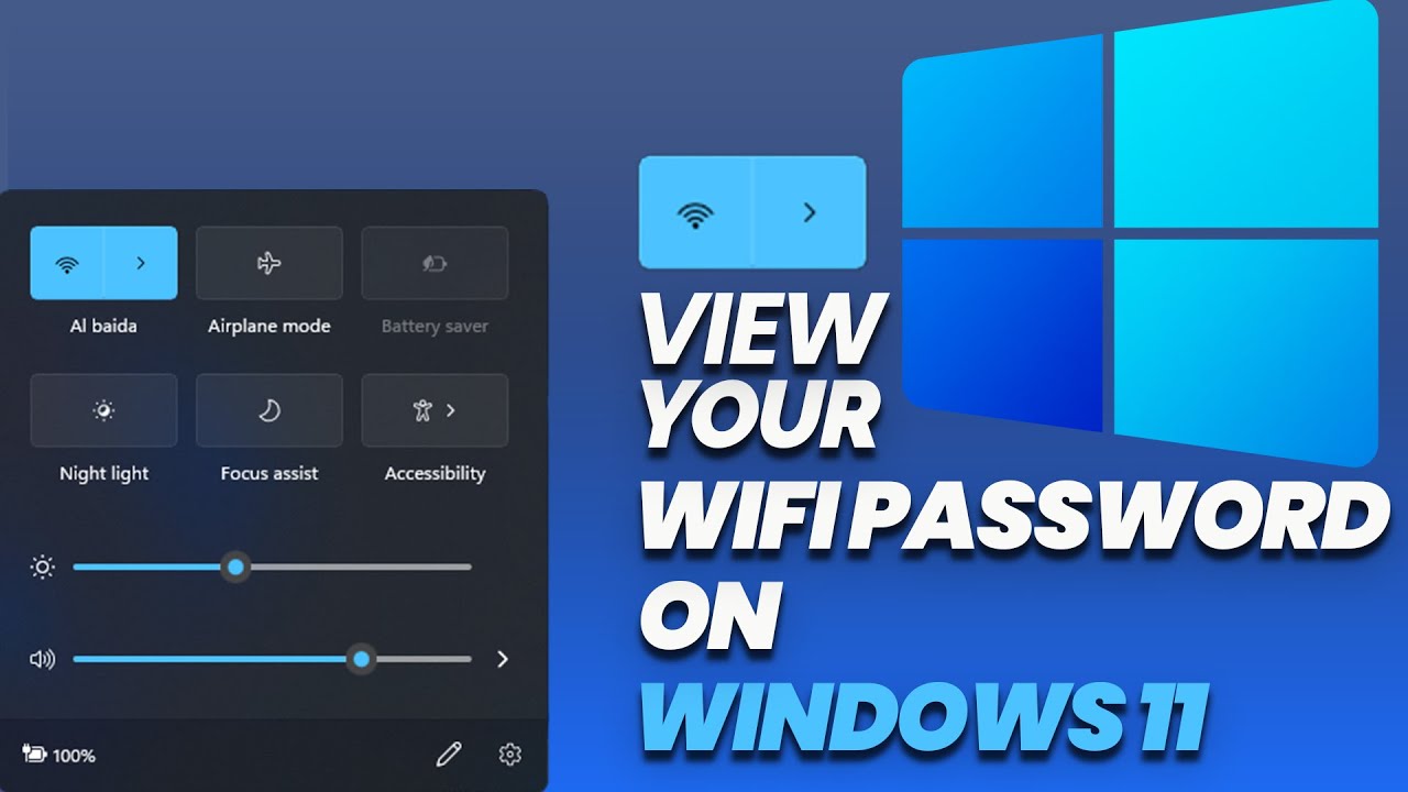How To View Wifi Password On Windows 11 YouTube How To View Wifi Password On Windows 11 YouTube