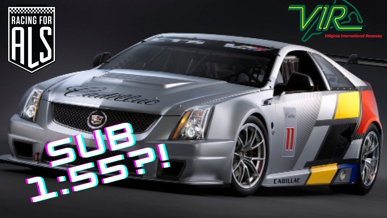iRacing Hot Lap at VIR - Cadillac CTS-V Race Car - YouTube