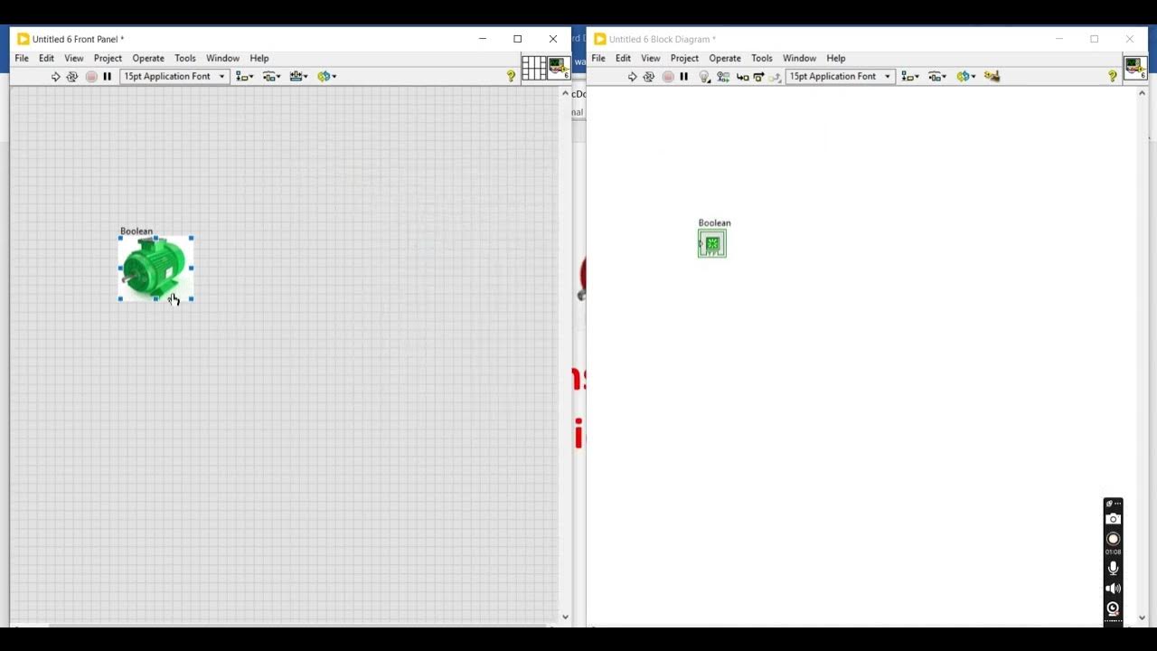 Inserting image to LABVIEW Boolean Indicator - YouTube