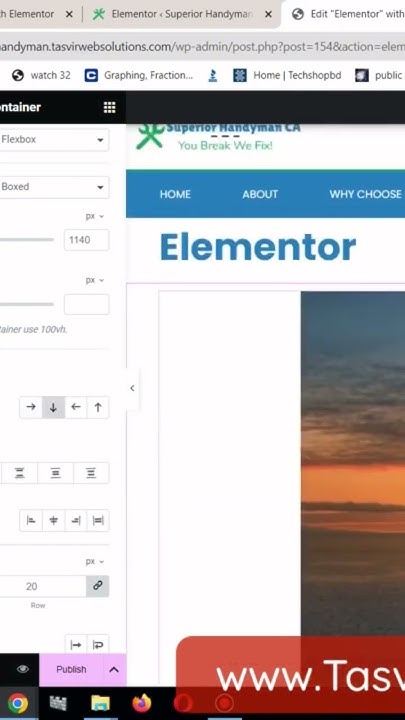 Place images side by side inside an Elementor flexbox container #wordpress #elementor #flexbox ...