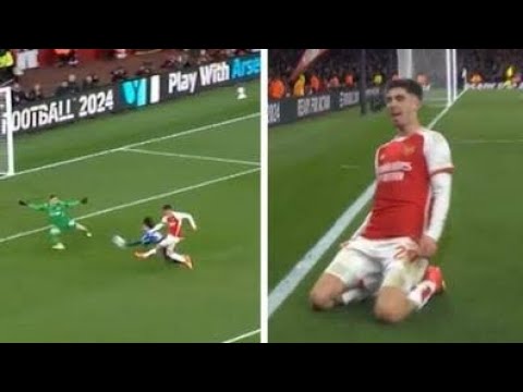Kai Havertz disallowed offside goal vs Chelsea vs Arsenal from Crazy ...
