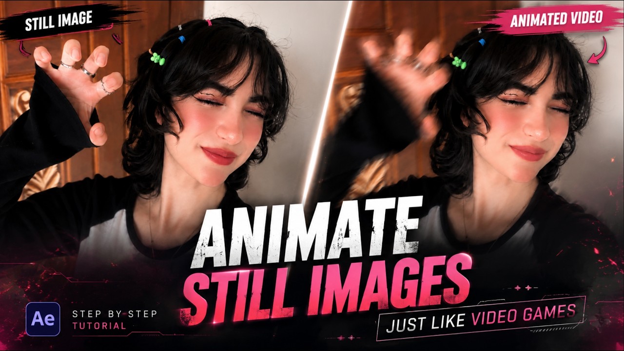 Animate Any Still Image in After Effects (Game Style Animation) - YouTube