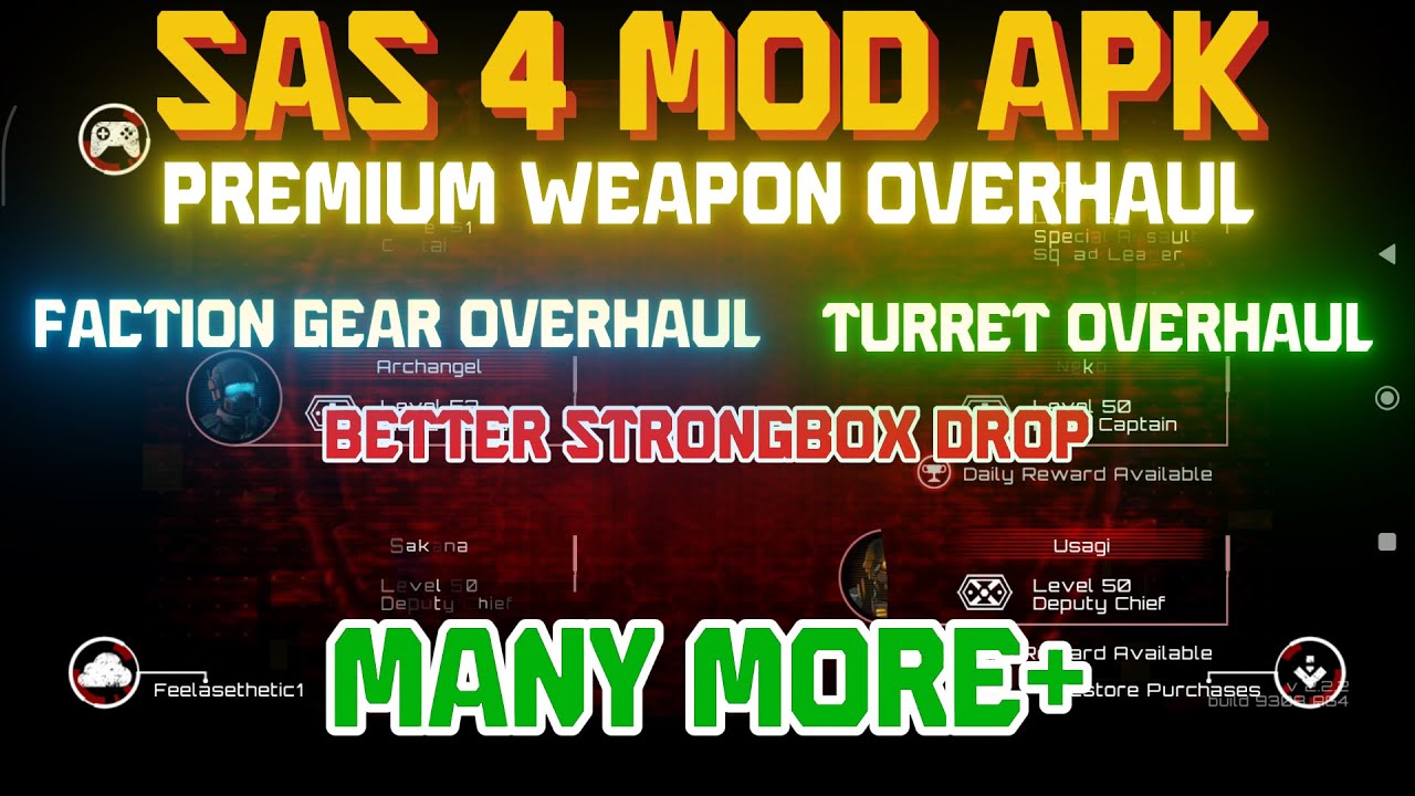 ULTIMATE SAS 4 MOD?! Premium, Faction & Turrets Overhaul | SAS 4 ...