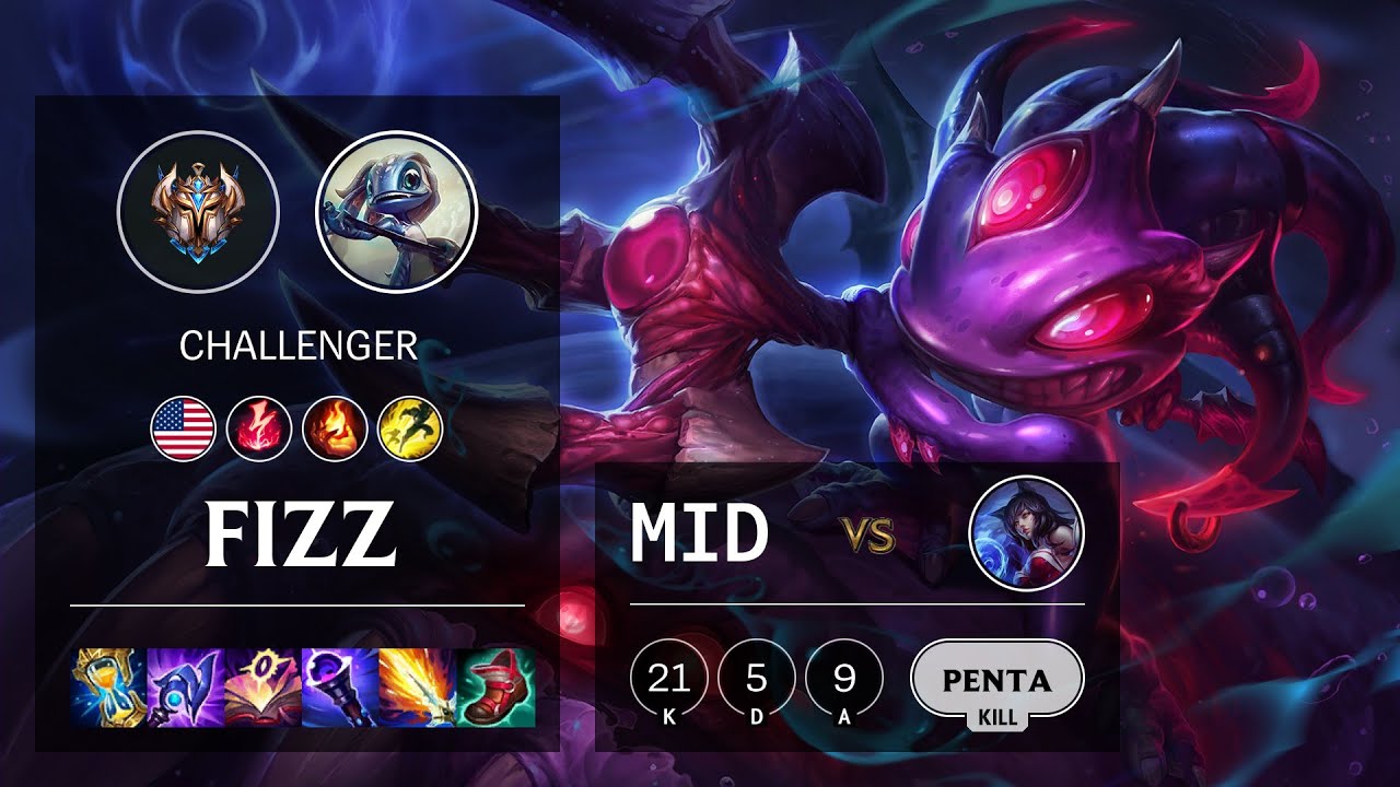 Fizz Mid vs Ahri - NA Challenger Patch 11.6 - YouTube