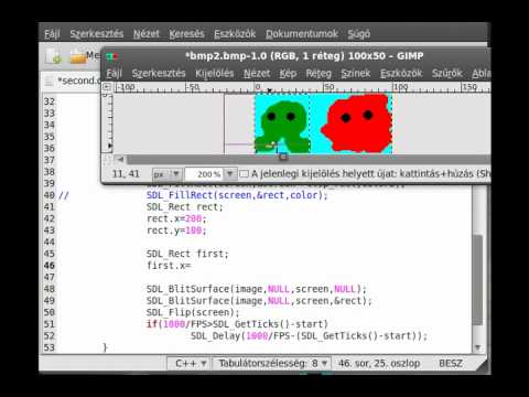 SDL tutorial 7 - Blit a part of an image - YouTube