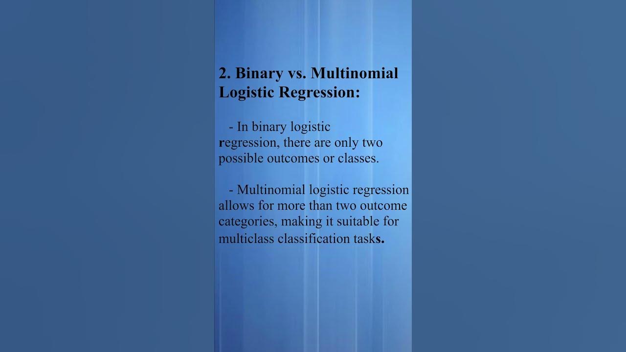 Logistic Regression - YouTube