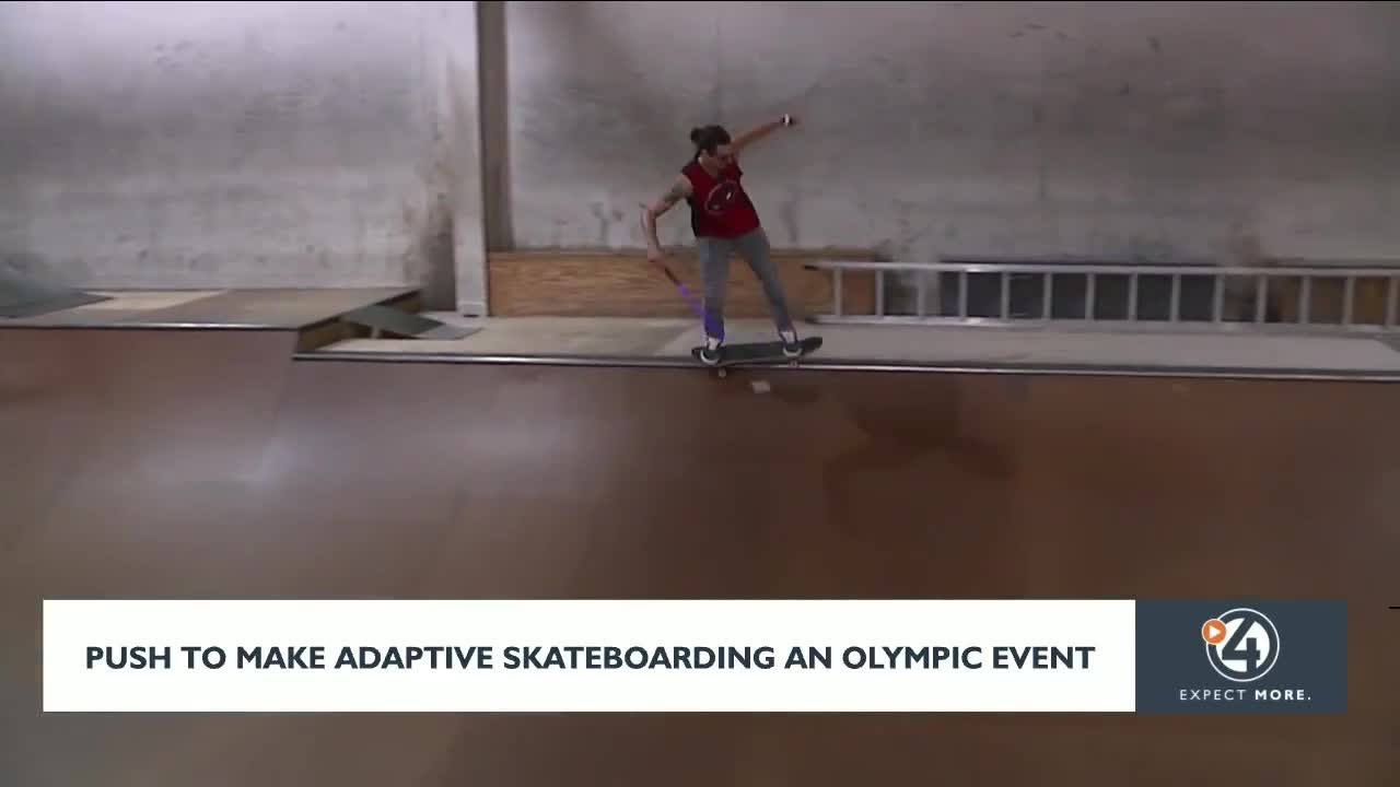 Push to make adaptive skateboarding an Olympic event - YouTube