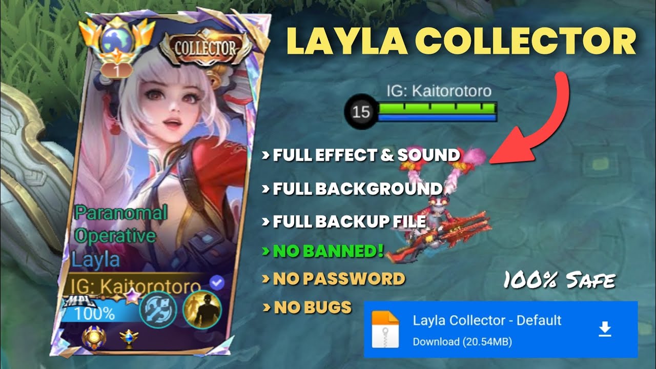 Layla Collector skin Script - YouTube