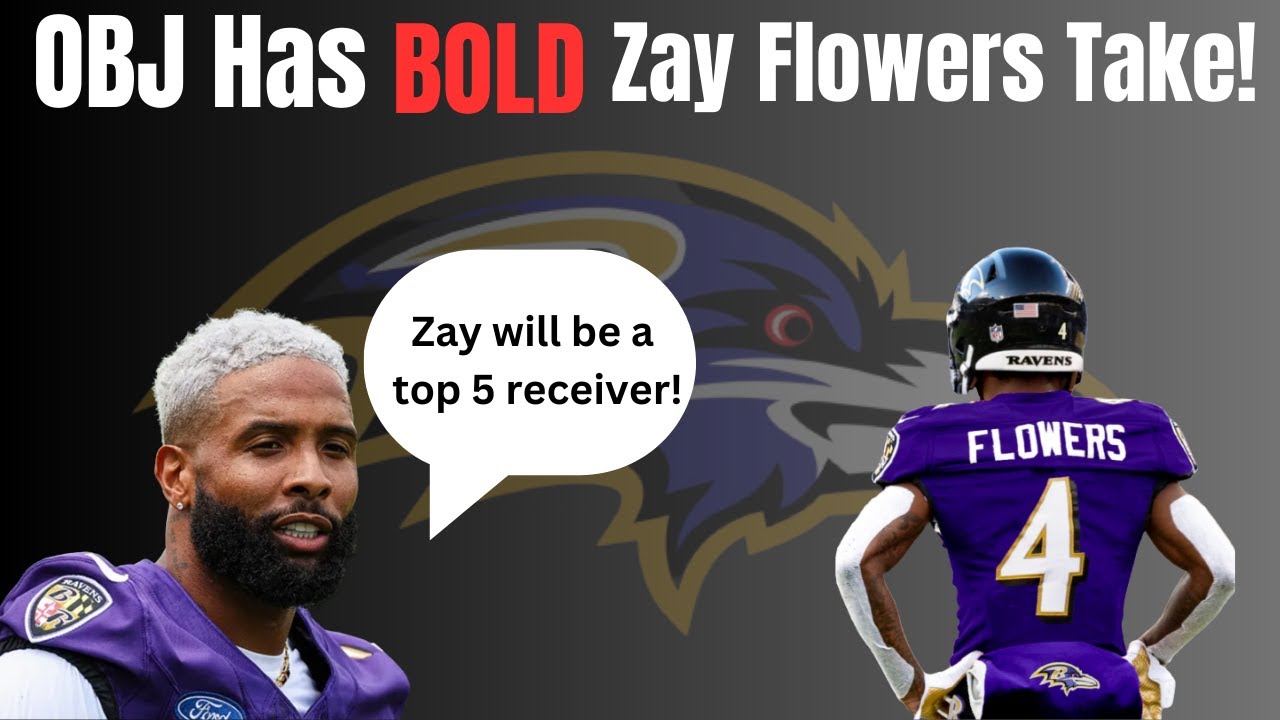 Baltimore Ravens Odell Beckham Jr Has A BOLD Take On Rookie Zay Flowers ...
