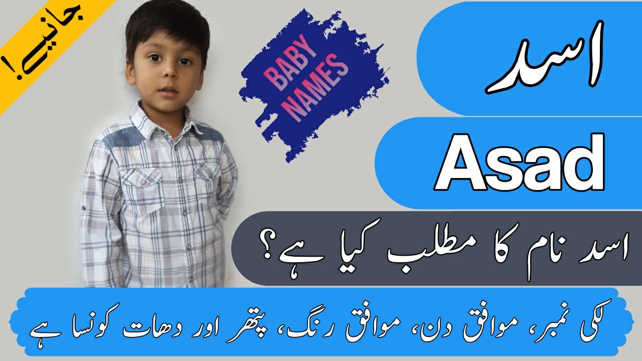 Asad name meaning in urdu || Lucky Number Days Colours Metals and ...