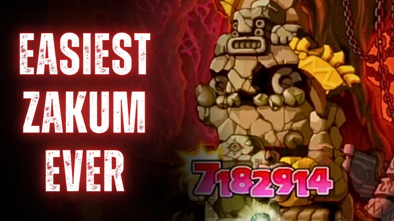This Snail Build MELTS Zakum in 60 Seconds! | MapleStory Worlds ...