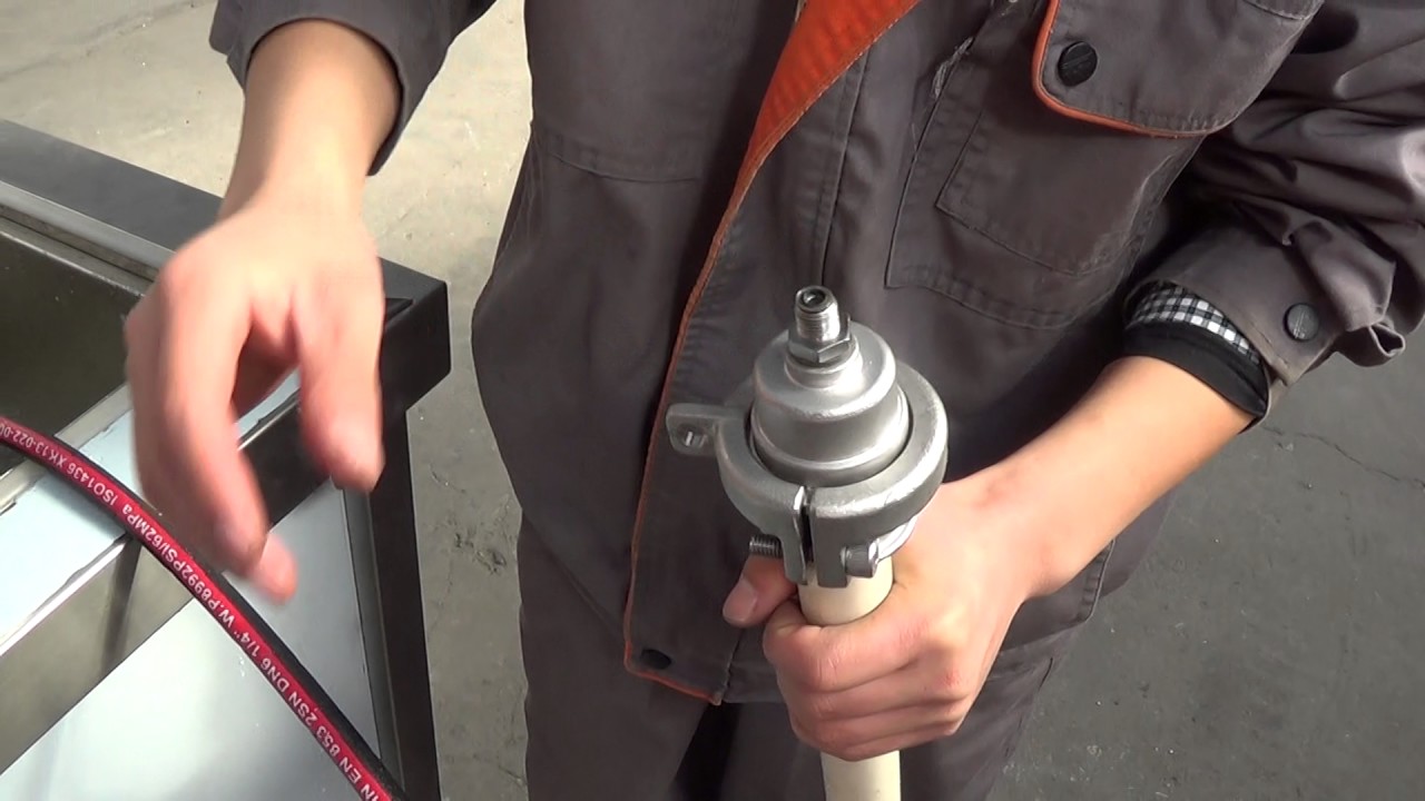 plastic pipe hydrostatic pressure tester 1 - YouTube