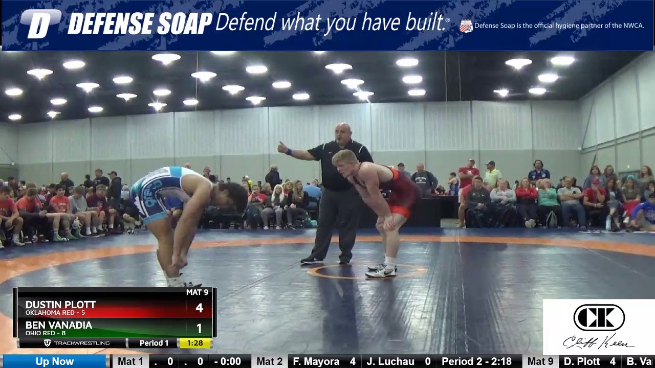 Mat 9 182 Dustin Plott Oklahoma Red Vs Ben Vanadia Ohio Red - YouTube