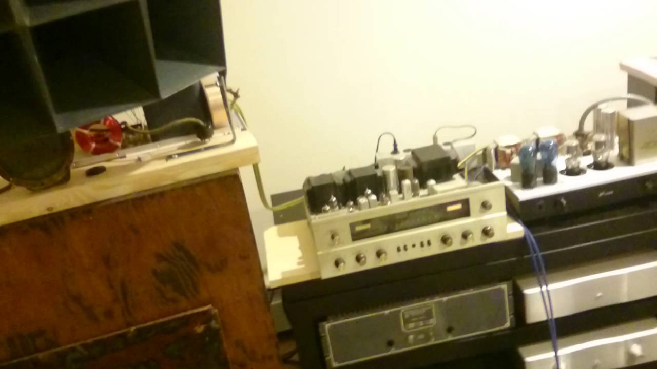Fisher 500C and ALTEC 515B + 288C 古董飞燕500C和 DIY ALTEC 515B 288C 喇叭系统试音 ...