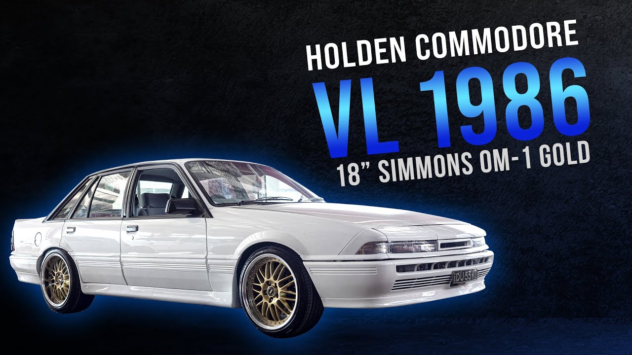 Car of the week: Holden VL 1986 fitted with 18" Gold Simmons OM-1 ...