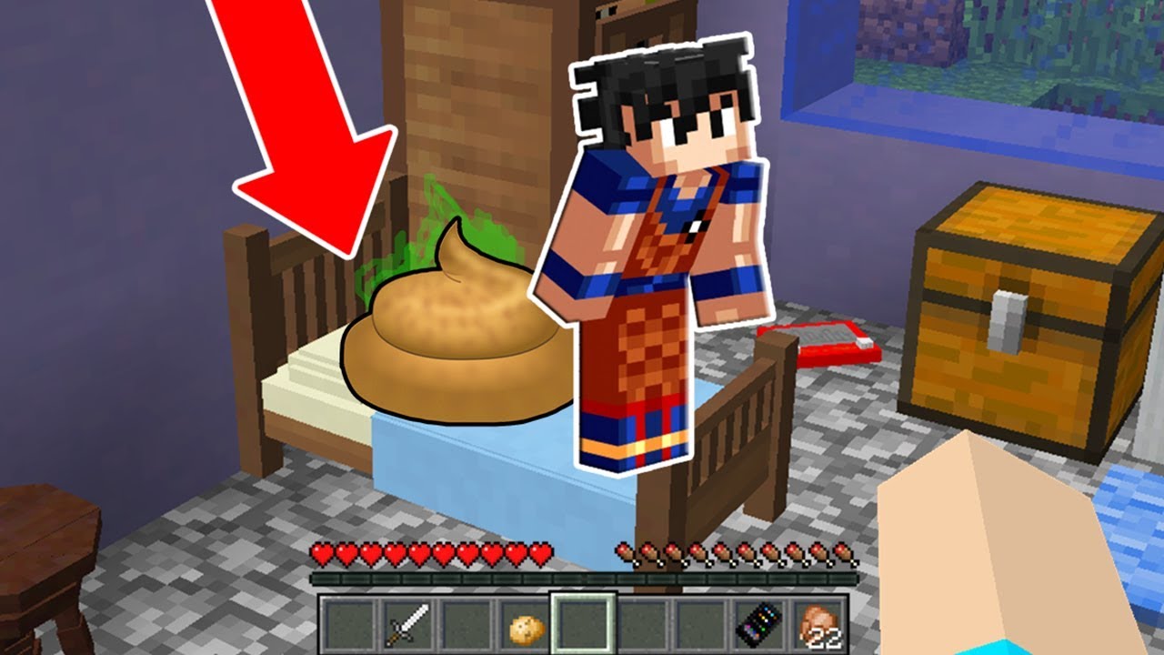 Meu Amigo Fez CocÔ Na Minha Casa No Minecraft Youtube