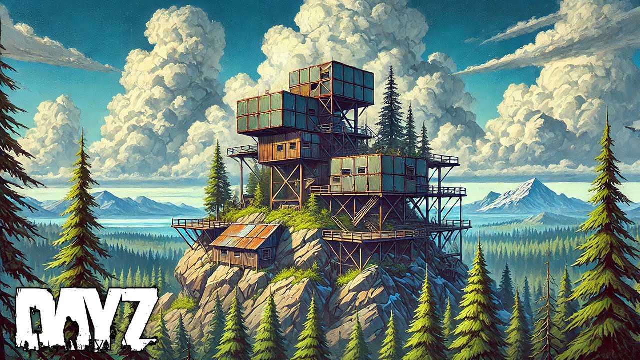 I Built a Strategic Mountain Stronghold in DayZ - YouTube