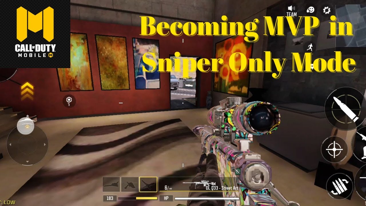 Playing Sniper Only Mode and becoming MVP - YouTube
