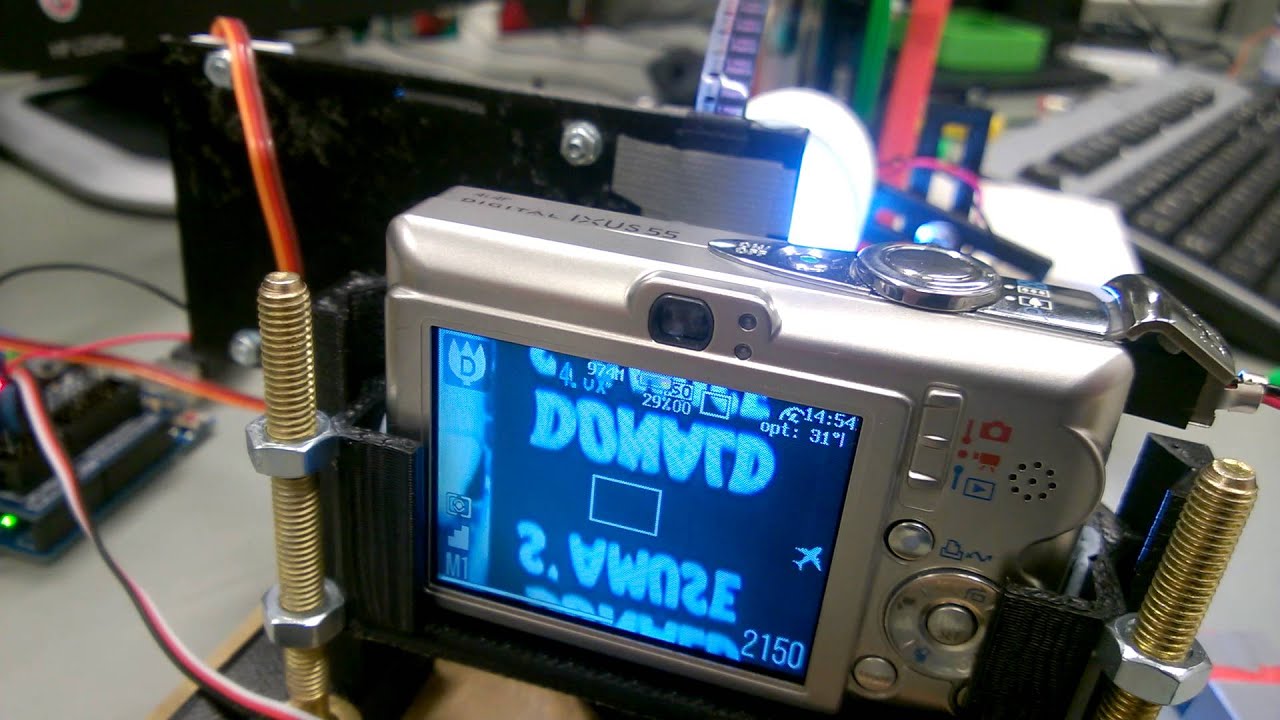 Film gate switch triggering camera - YouTube