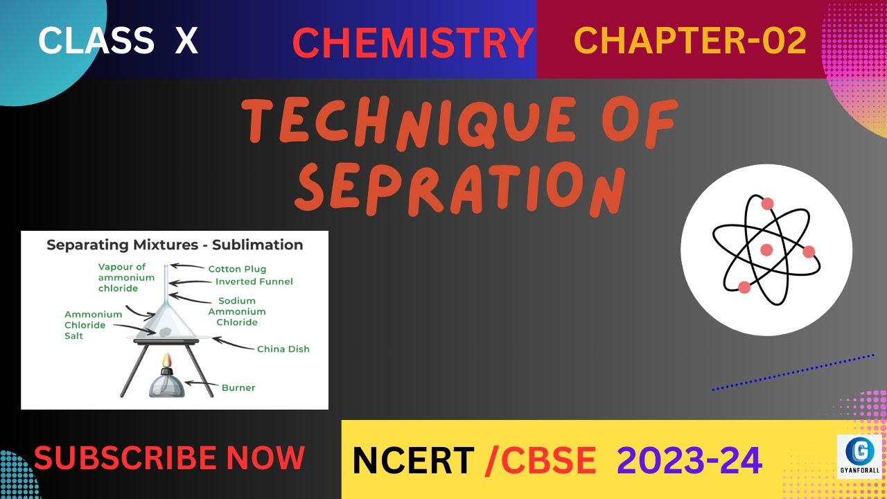 Technique of Separation | NCERT Class 9th - YouTube