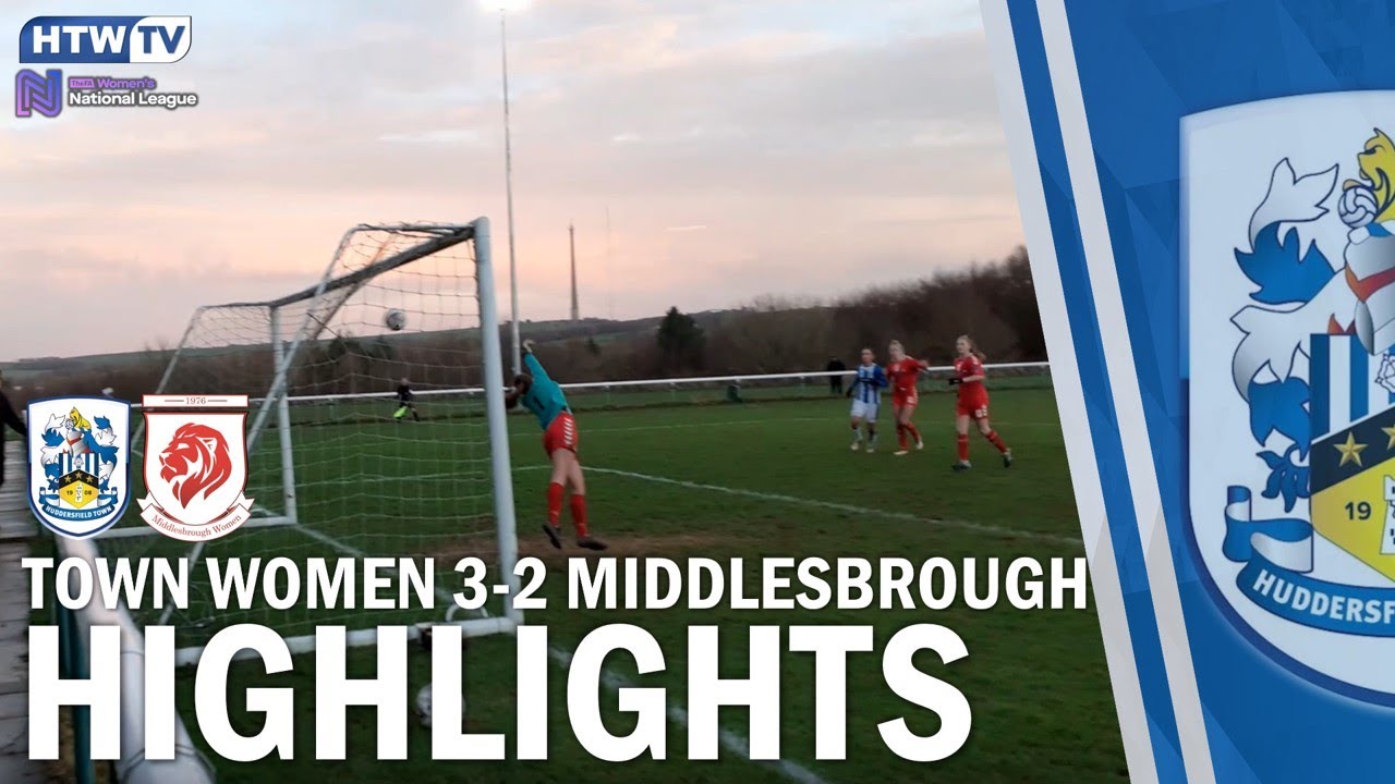 ⚽ HIGHLIGHTS | Huddersfield Town Women 3-2 Middlesbrough Women - YouTube