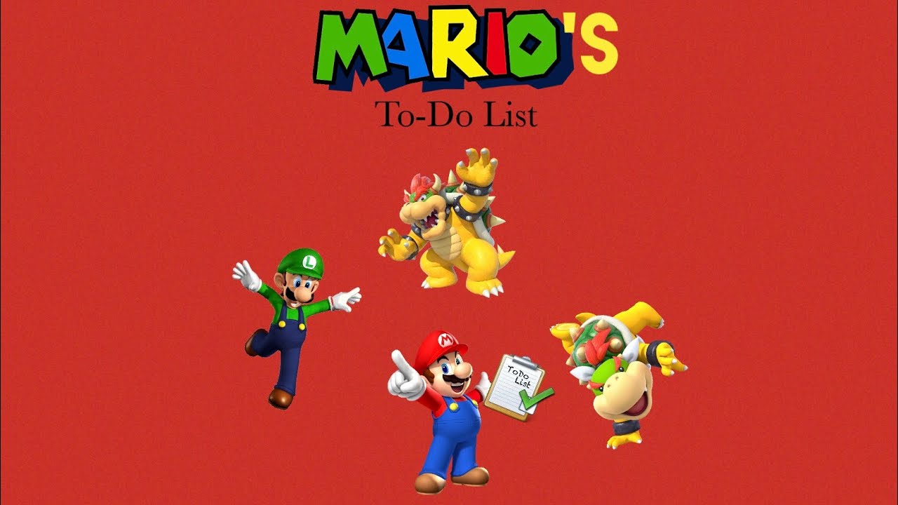Mario’s To-Do List! - YouTube