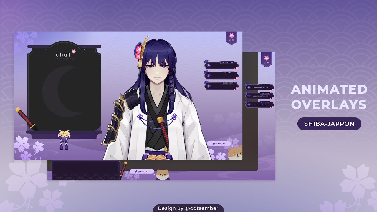 Animated Overlay Showcase by Catsember - YouTube