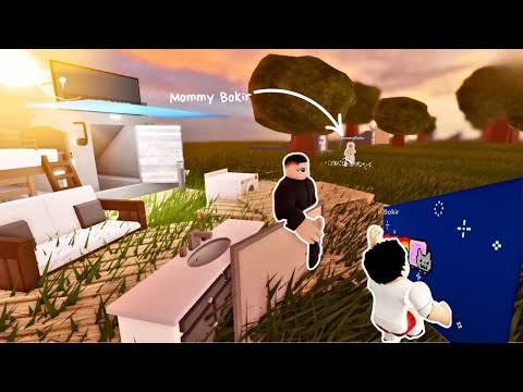 SERU BANGET KELUARGA BOKIR MEMBANGUN TOILET DI LUAR BUNKER 🤣❤️‍🔥 | Dangerous Night Roblox Indonesia