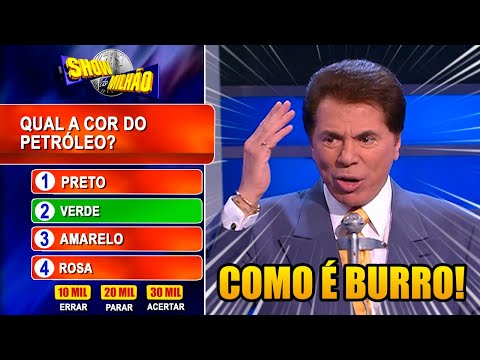 O Silvio PERDEU a Cabeça! As Maiores Burrices do Show do Milhão! #10