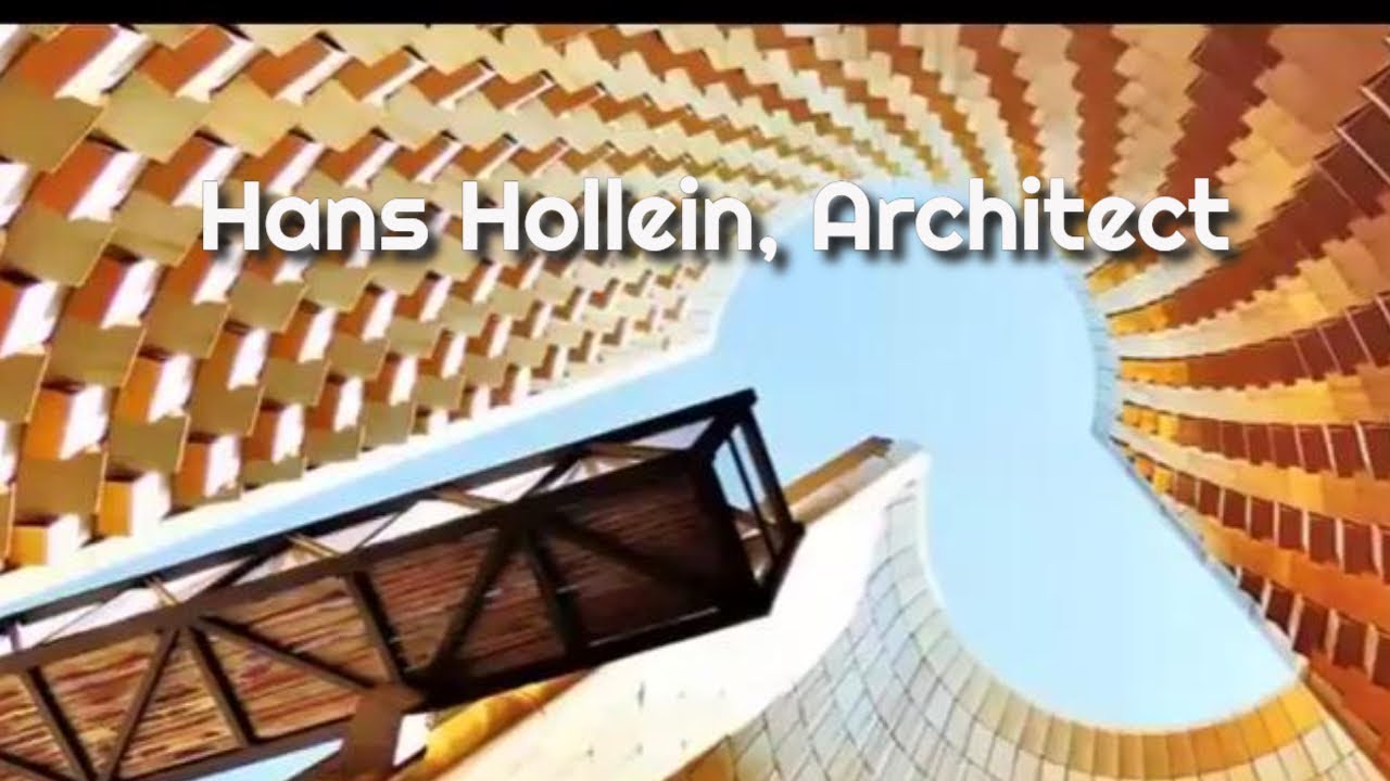 Hans Hollein, Architect - YouTube