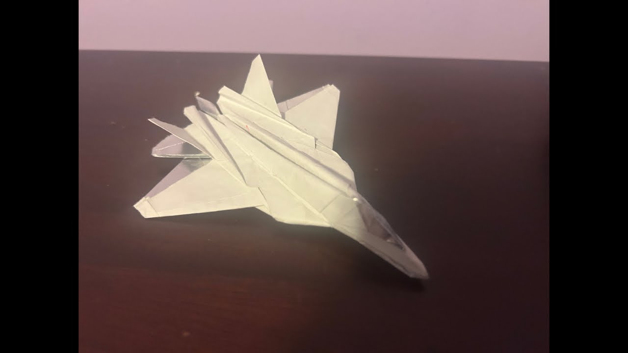 Origami SU-57 christmas stream - YouTube