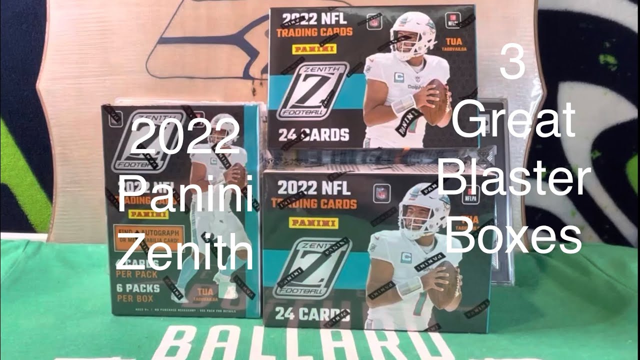 2022 Panini Zenith NFL Football 🏈 3 Blaster Boxes 📦 Could this be the ...