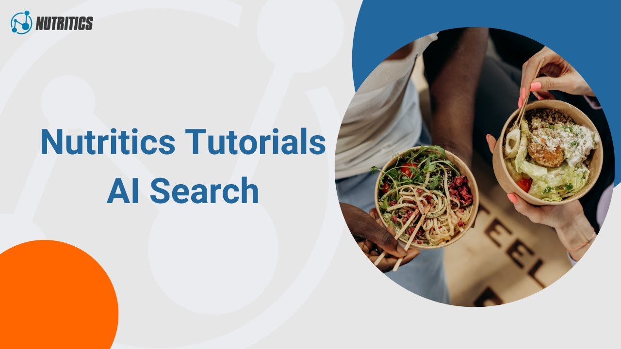Nutritics Tutorials - Quick Create AI Search - YouTube