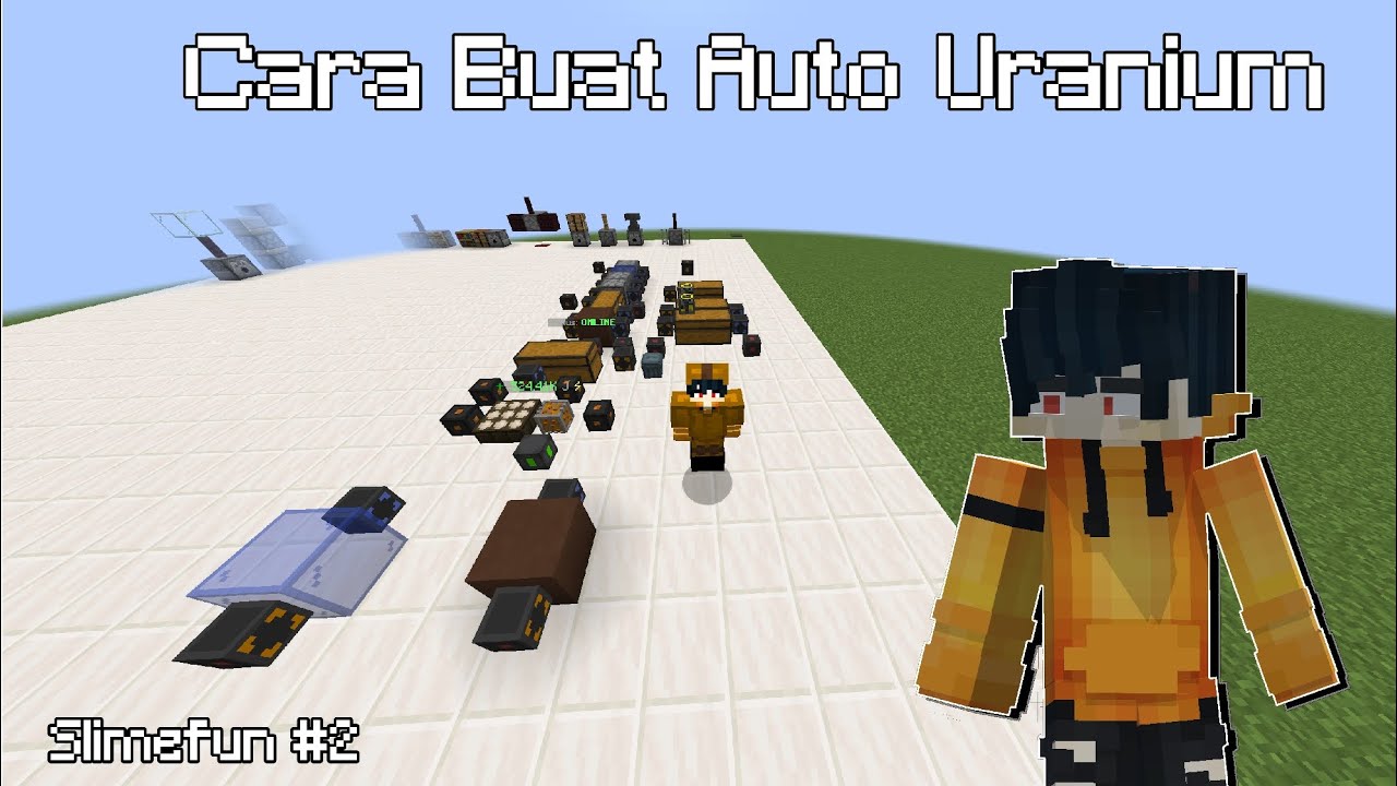 Tutorial Cara Membuat Auto Uranium Di Server Slimefun Minecraft ...
