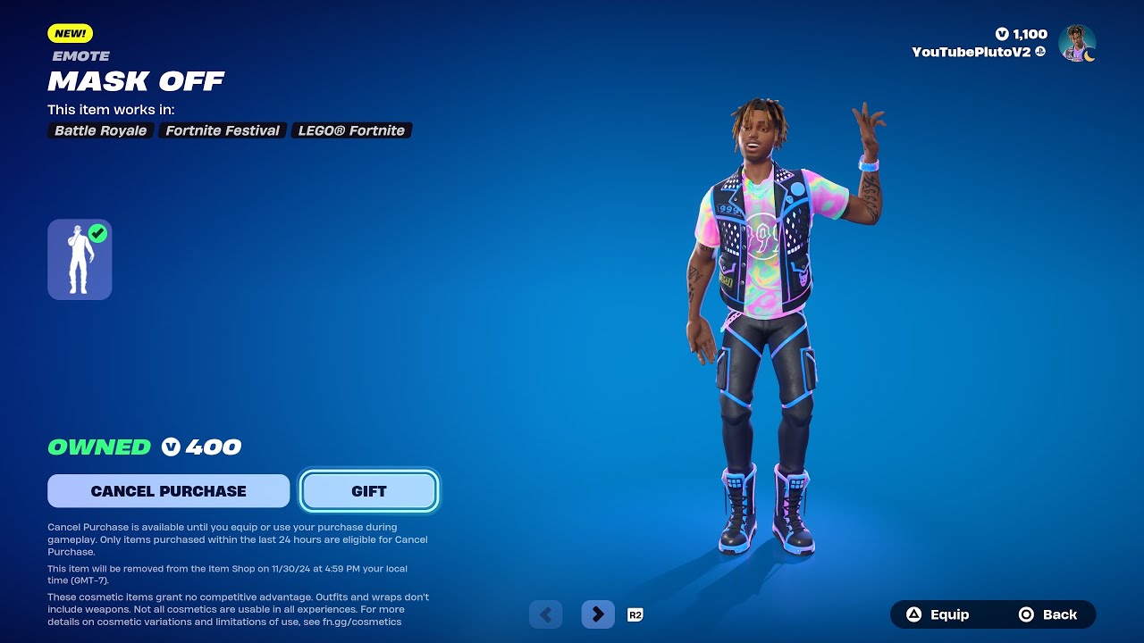 NEW MASK OFF EMOTE! Fortnite Item Shop [November 27th, 2024] - YouTube