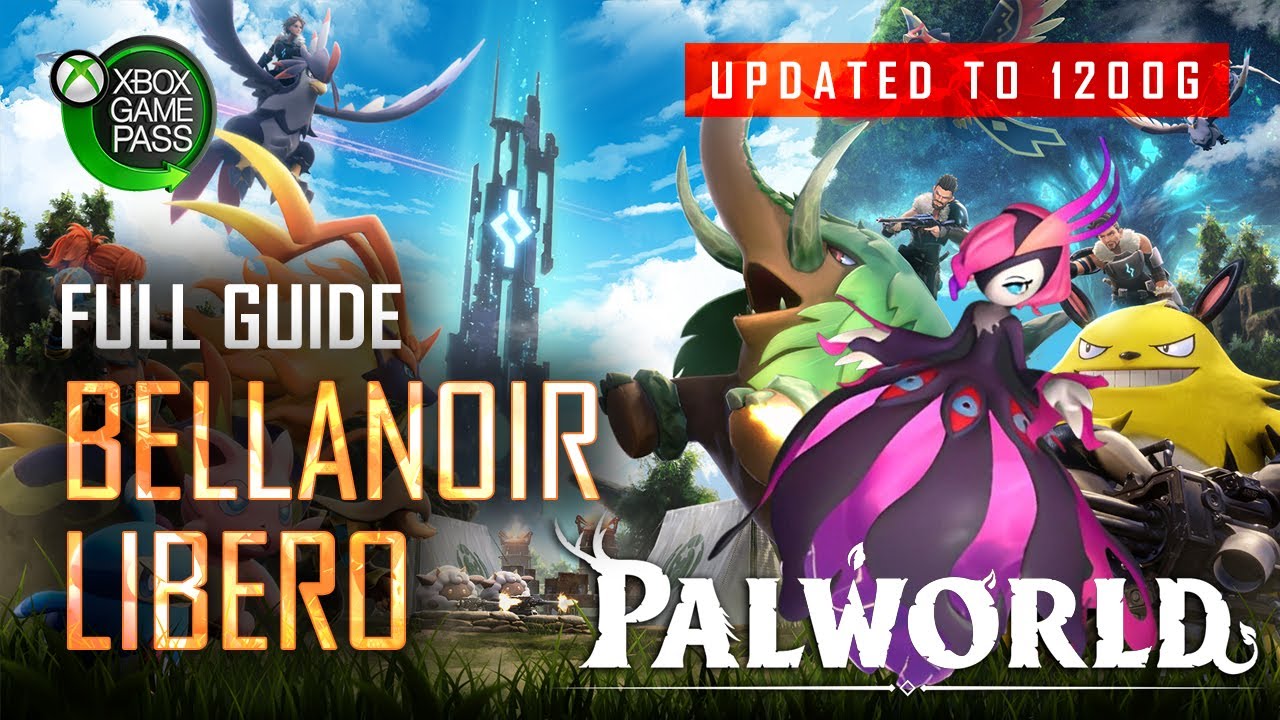 Palworld - Updated to 1200G! - Bellanoir Libero Raid Boss Achievement ...