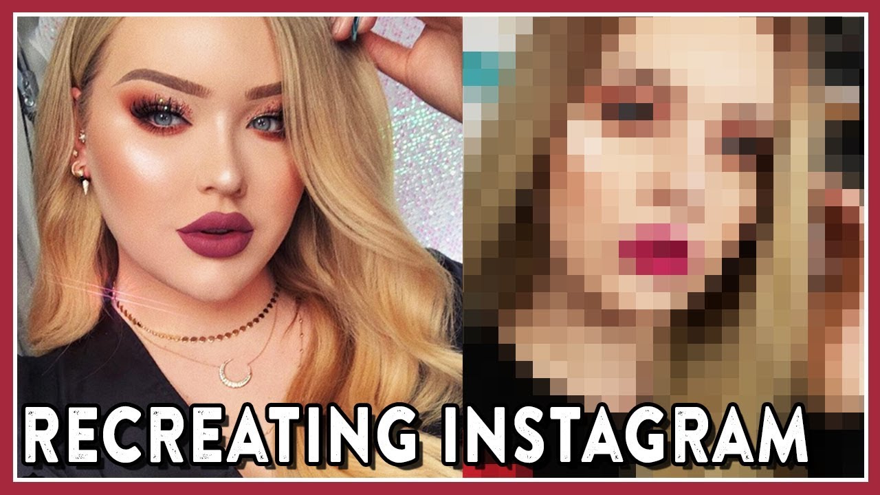 I TRIED RECREATING A NIKKIETUTORIALS INSTAGRAM LOOK - YouTube