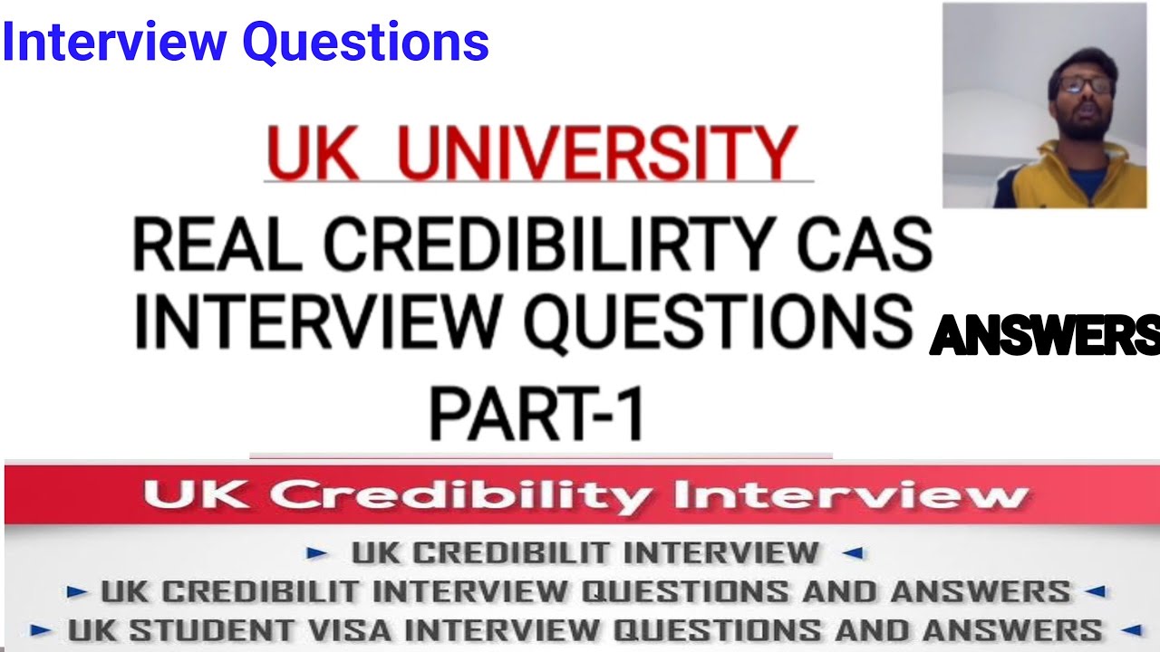 UK CAS Interview Questions and Answers | Part-1 - YouTube