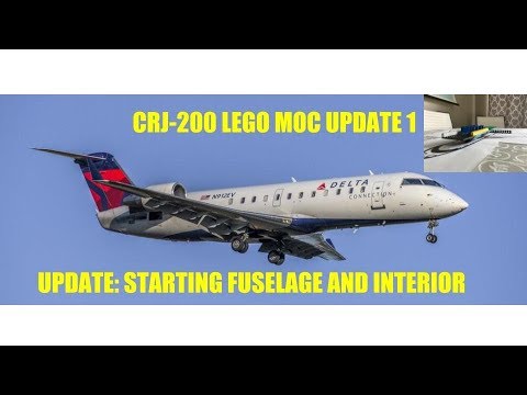 lego CRJ-200 moc update 1 - YouTube