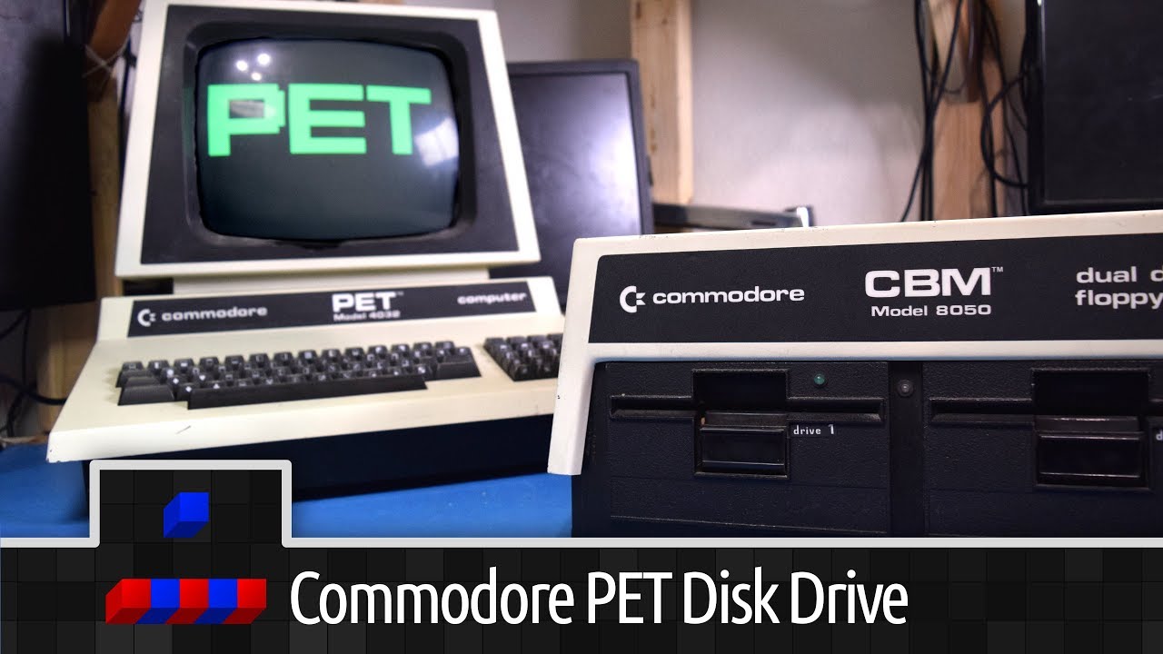 0x0032 - Commodore PET Disk Drive - YouTube