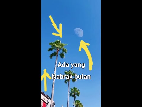 Penampakan jelas meteor menabrak bulan!!😱 Sampai terlihat dari Bumi