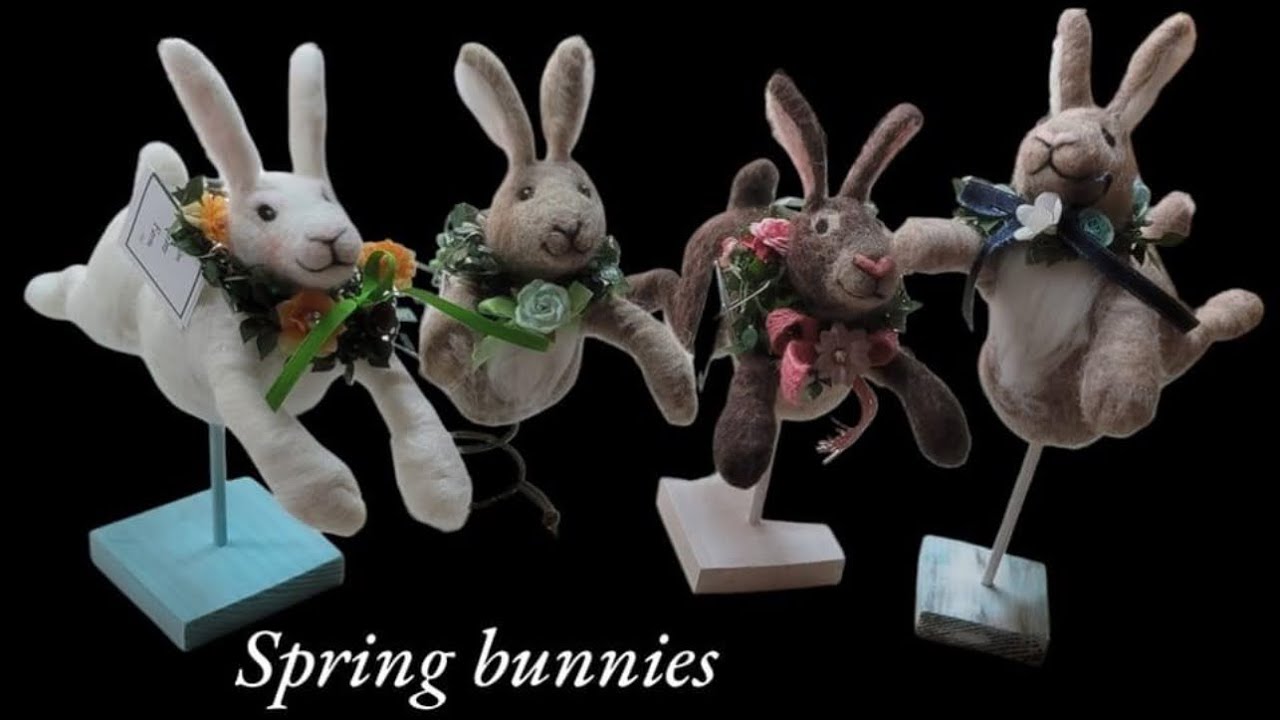 Needle Felt Rabbit Tutorial with Armature - YouTube