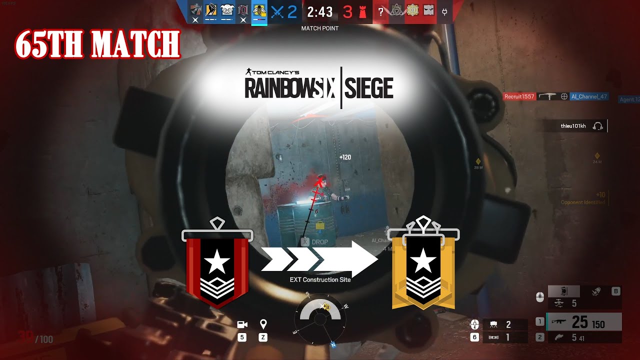 Rainbow Six Siege Rank Grinding 65th Match!! Give me some tips to ...