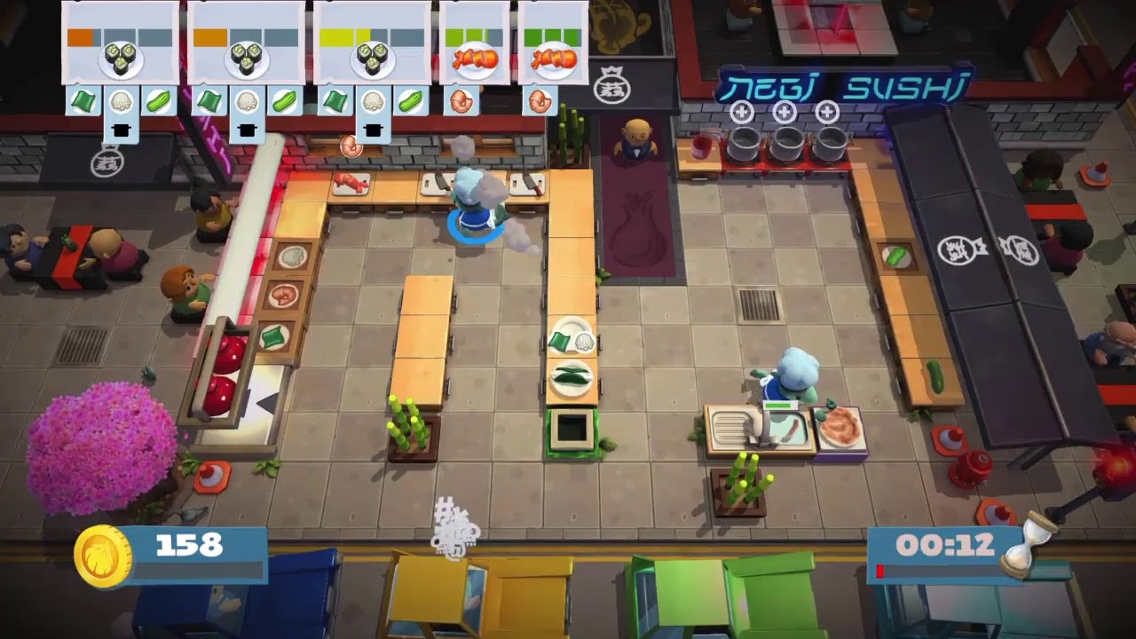 Overcooked 2 PS4 對戰連線故事模式煮你個廚房燒餐廳 - YouTube