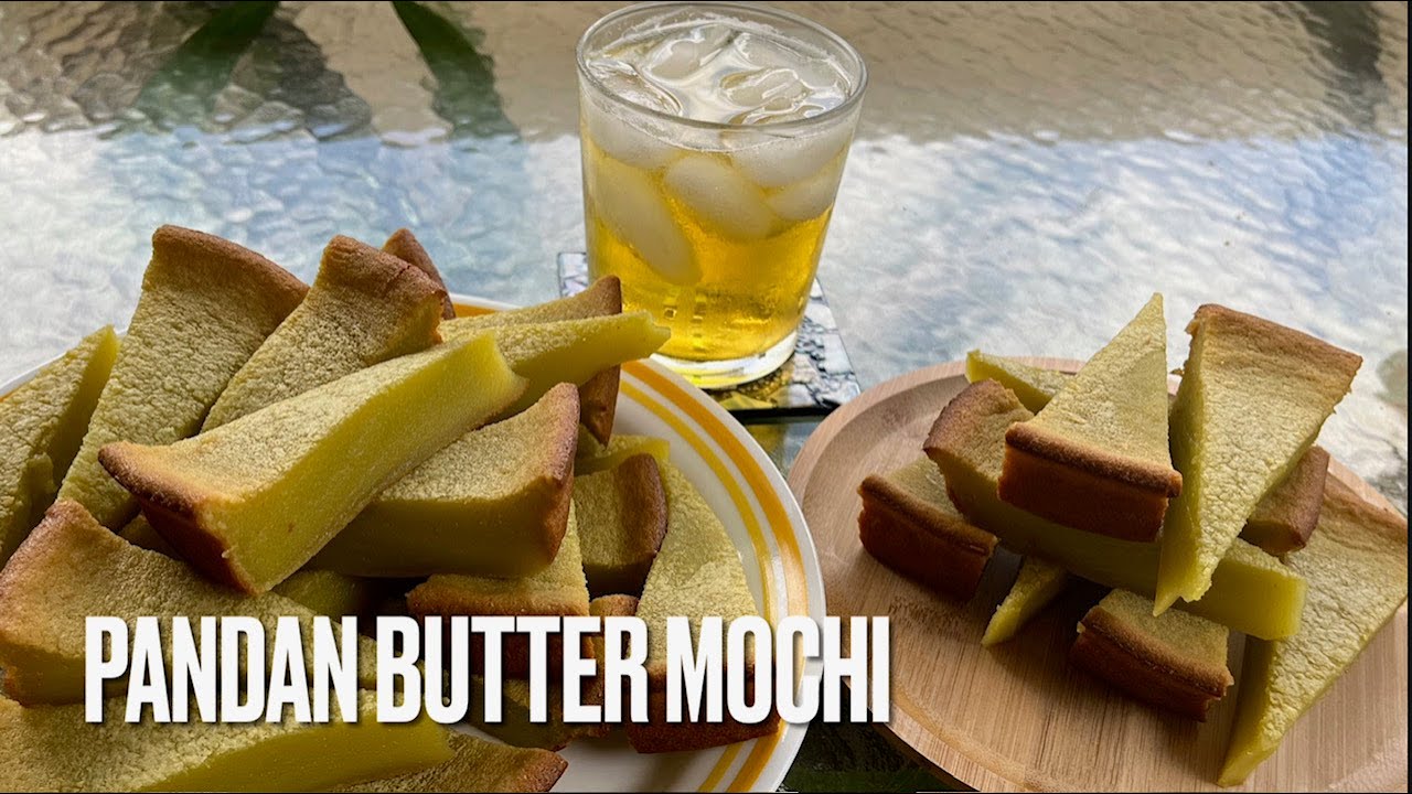Pandan Butter Mochi (Bánh Mochi Lá Dứa) - YouTube