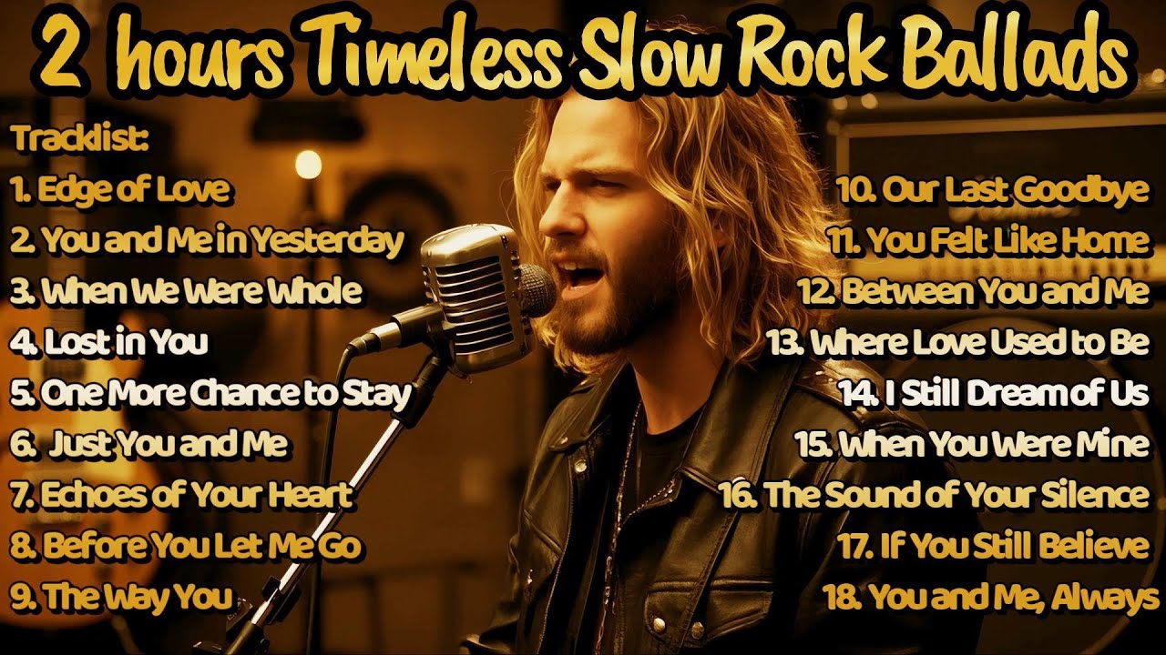 Non Stop 2 Hours Timeless Slow Rock Ballad 2025 Vol 16 🎧 Love Ballad ...