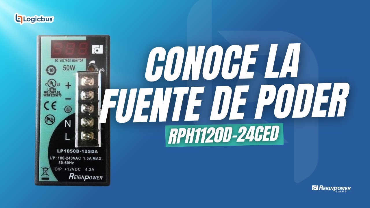 FUENTE DE PODER RPH1120D-24CED - YouTube